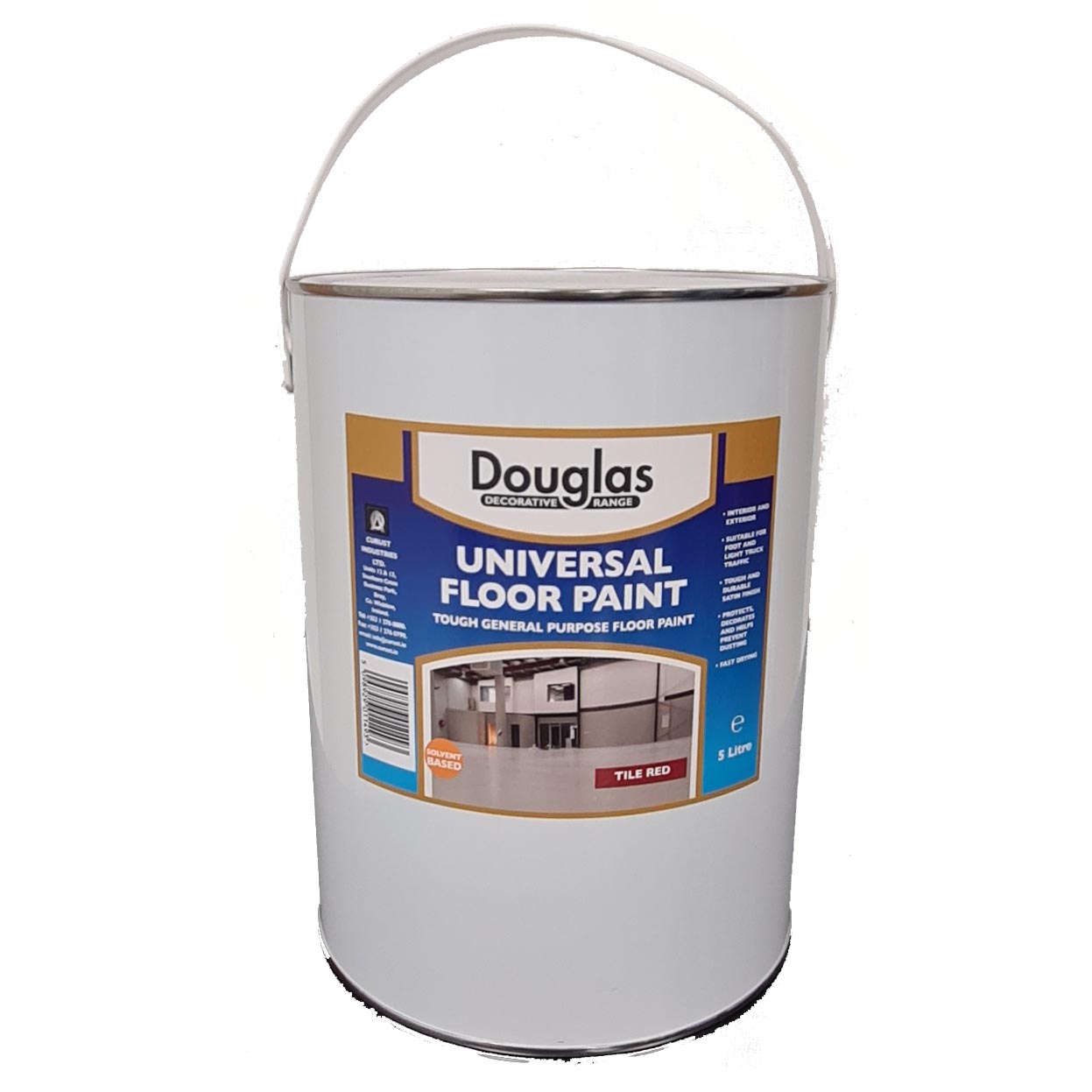 DPJ50005 - 5ltr Universal Floor Paint, Red - Curust Industries