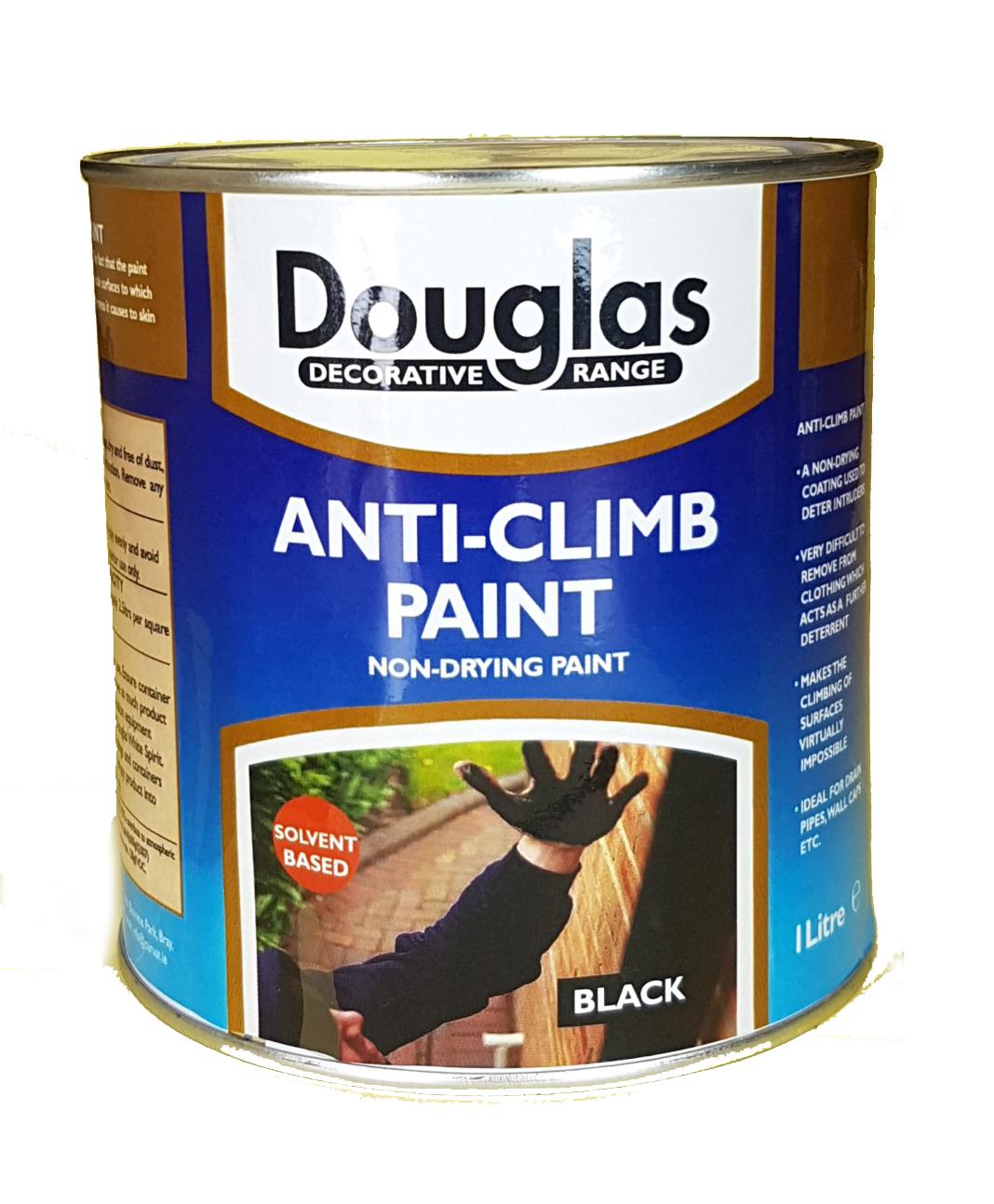 DPHA0100 - Anti Climb Paint Black, 1ltr - Curust Industries