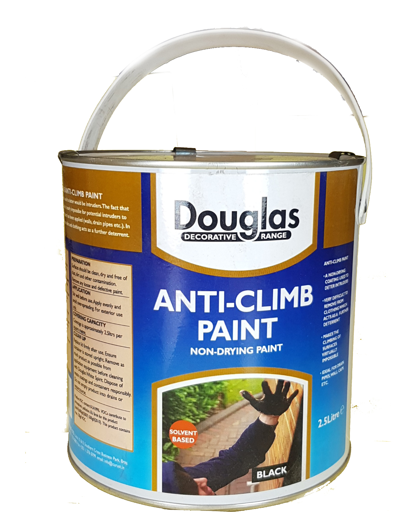 DPHA2500 - Anti Climb Paint Black, 2.5ltr - Curust Industries