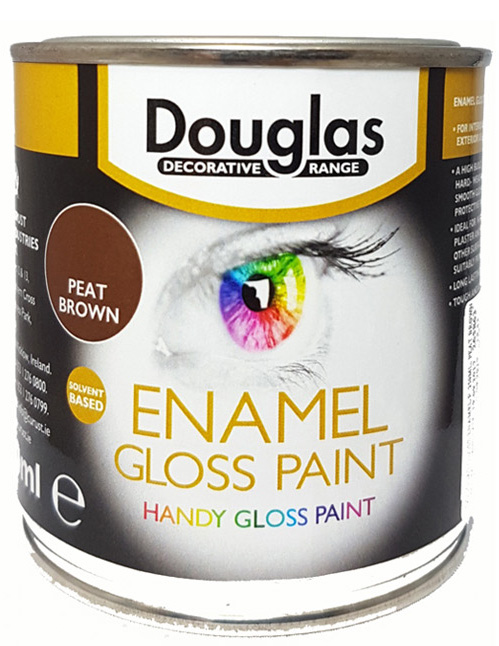 DPL0250F - Enamel Gloss Paint Brown, 250ml - Curust Industries